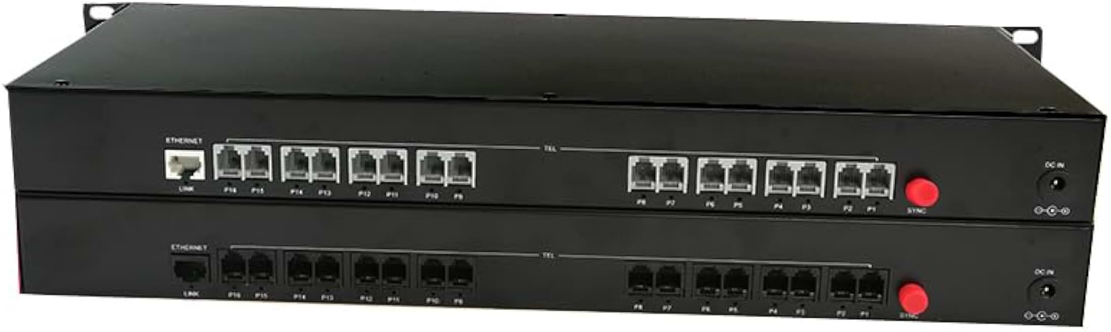 1Pair 16 Channel PCM Voice Telephone Fiber Optical Media Converters ...