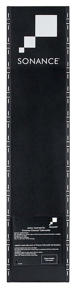 Sonance - Reference 12" In-Wall Subwoofer Enclosure (Each) - Black ...