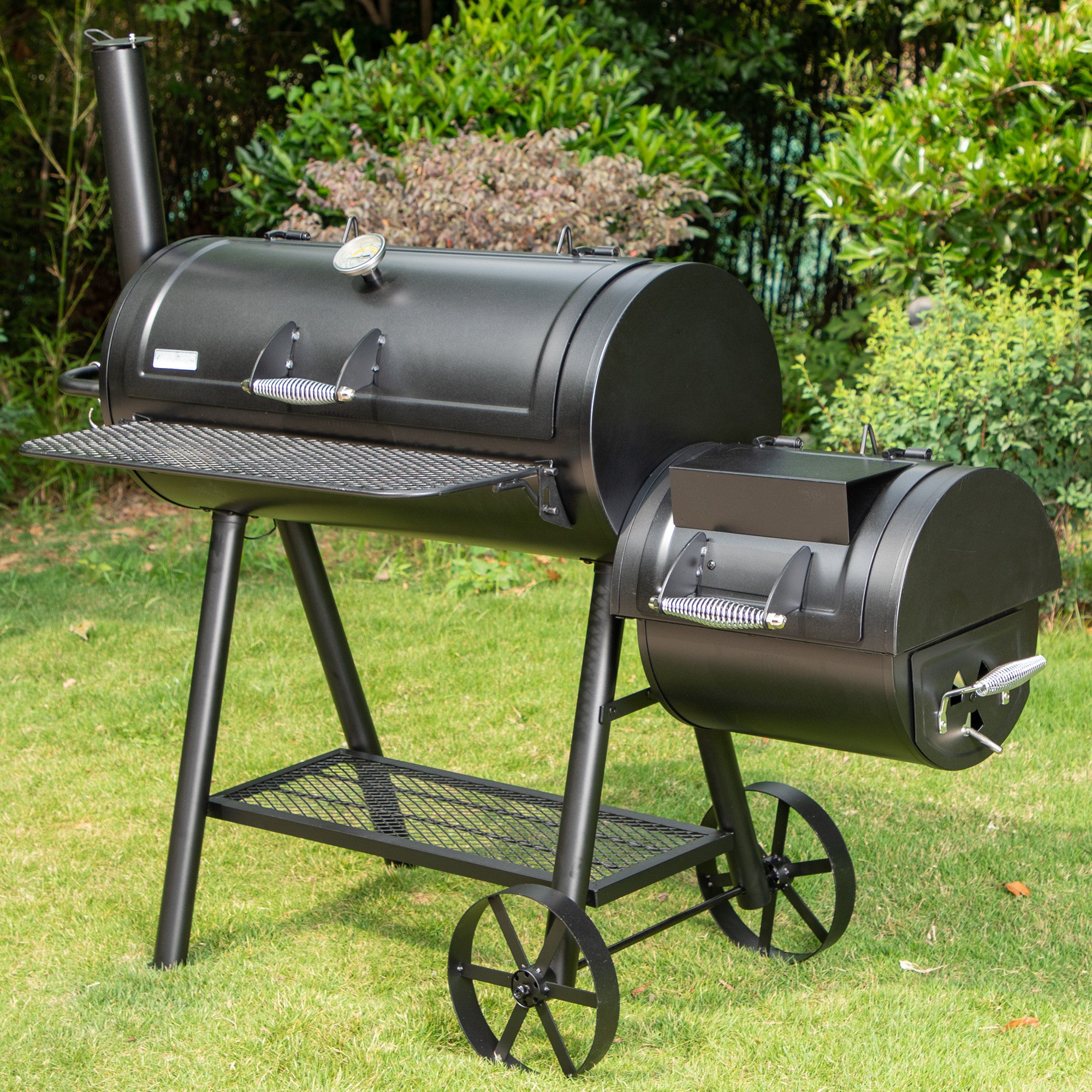 Sophia & William 941 sq.in. Overlarge BBQ Charcoal Grill with Offset ... Sophia & William 941 sq.in. Overlarge BBQ Charcoal Grill with Offset ...