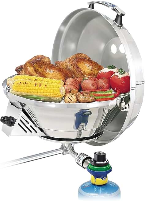 Magma Products A10-207-3CE-2, Marine Kettle 3 Combination Stove & Gas ...
