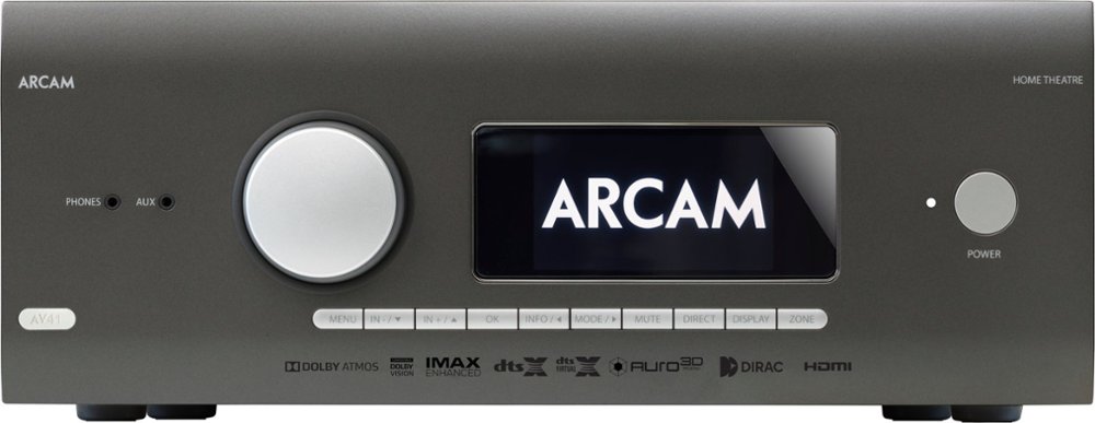 Arcam - AV41 9.1.6-Ch. With Google Cast 8K Ultra HD HDR Compatible A/V ...