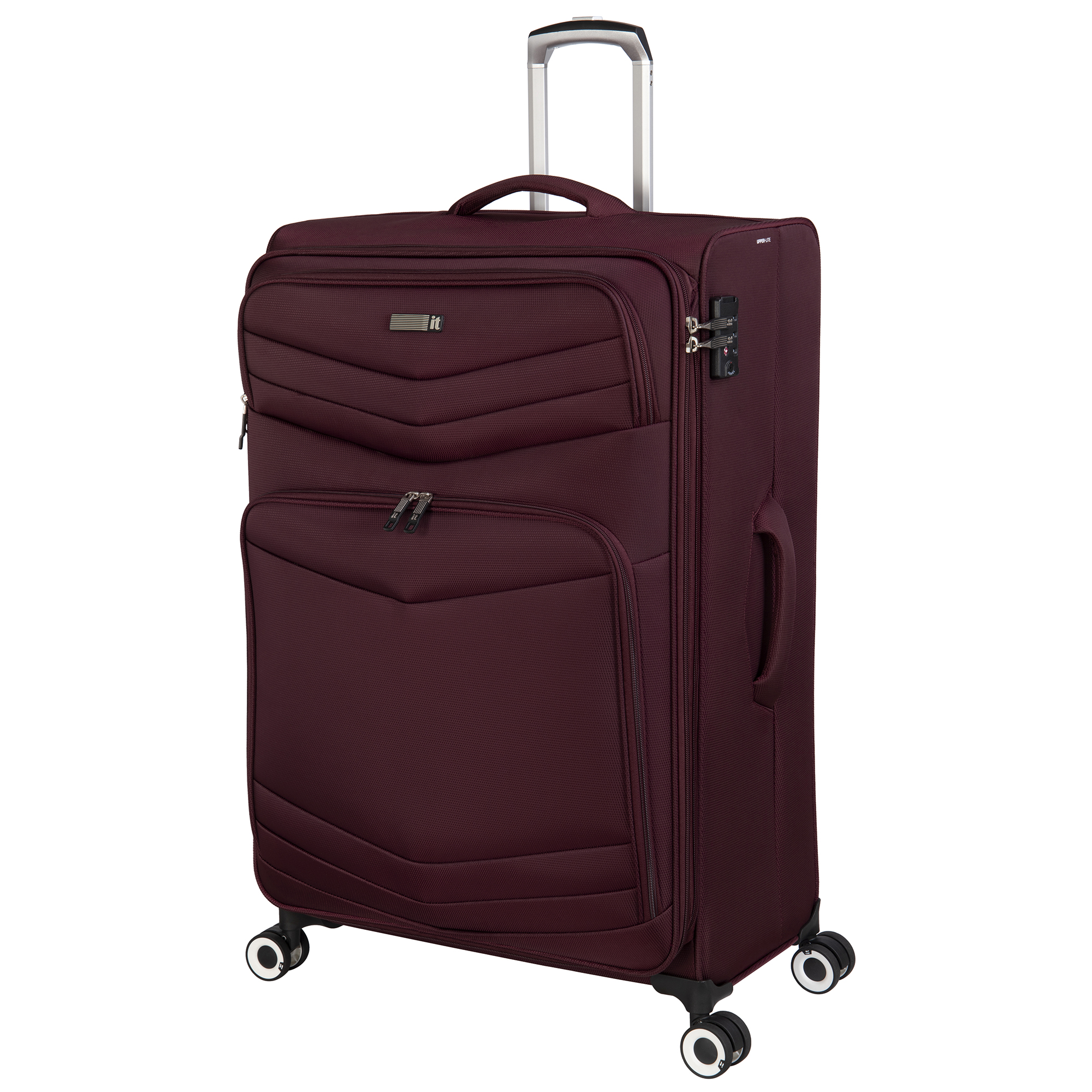 it luggage Intrepid 32" Softside Checked 8 Wheel Expandable Spinner ...