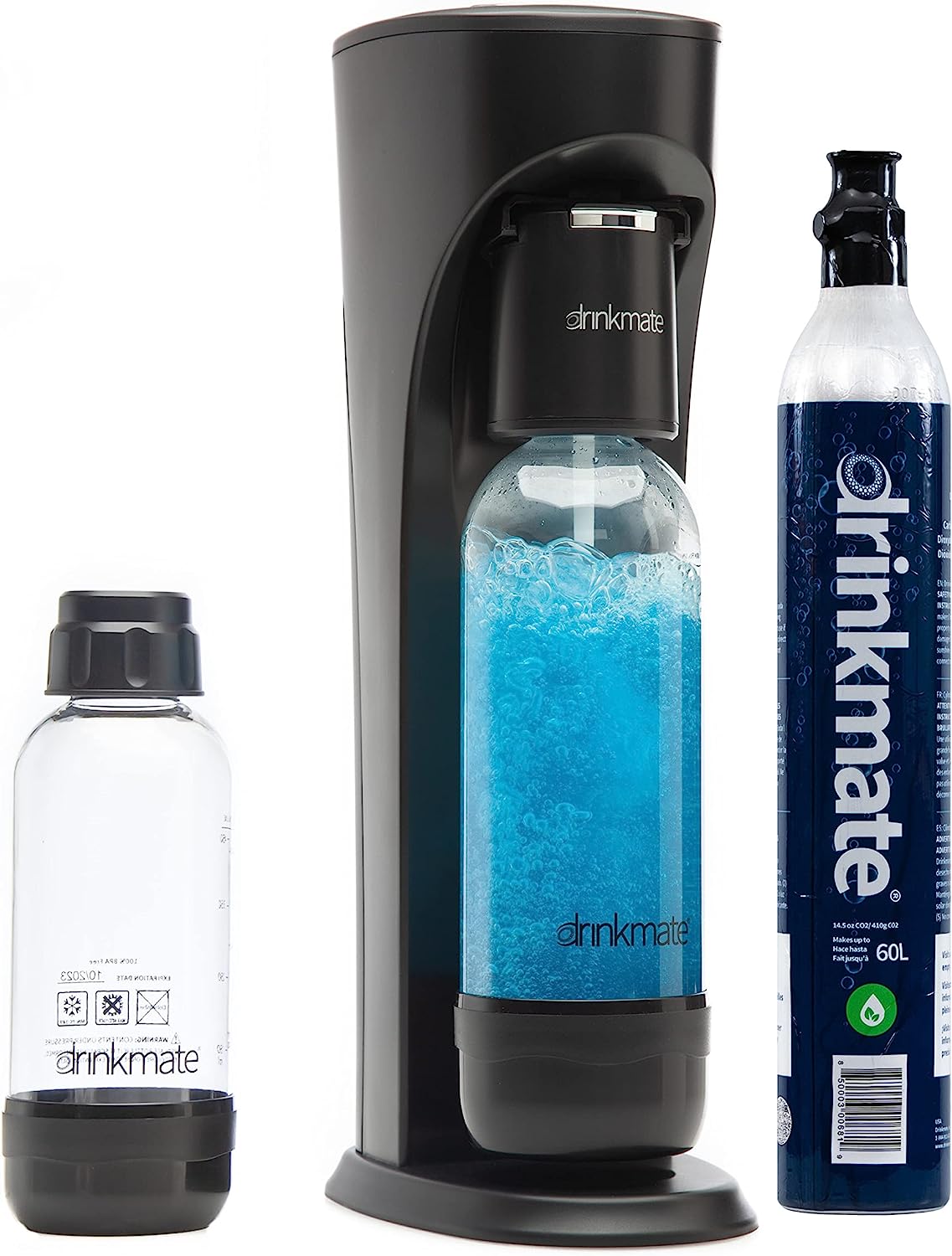 Drinkmate OmniFizz Sparkling Water and Soda Maker with Two Carbonation ...