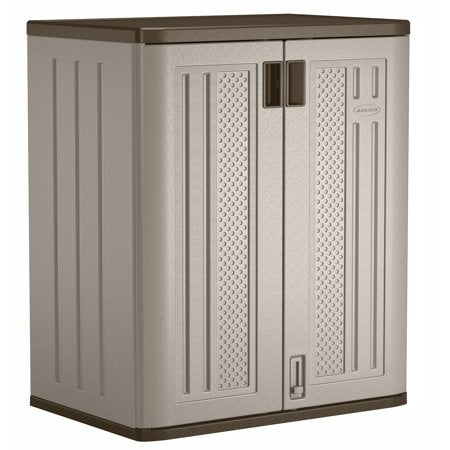 Suncast 36 Resin Garage Storage Cabinet Locker Gray Gray 30 in W x 20 in D