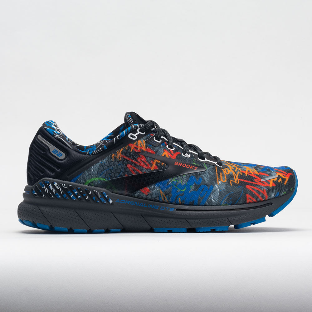 Brooks Adrenaline GTS 22 Men’s Tag Pack Black/Blue/Cherry Tomato ...