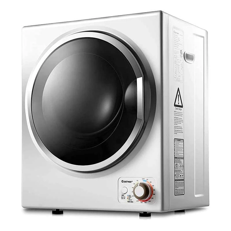 10 lbs Portable Clothes Dryer, Wall Mounted Front Load Dryer Tumble ...