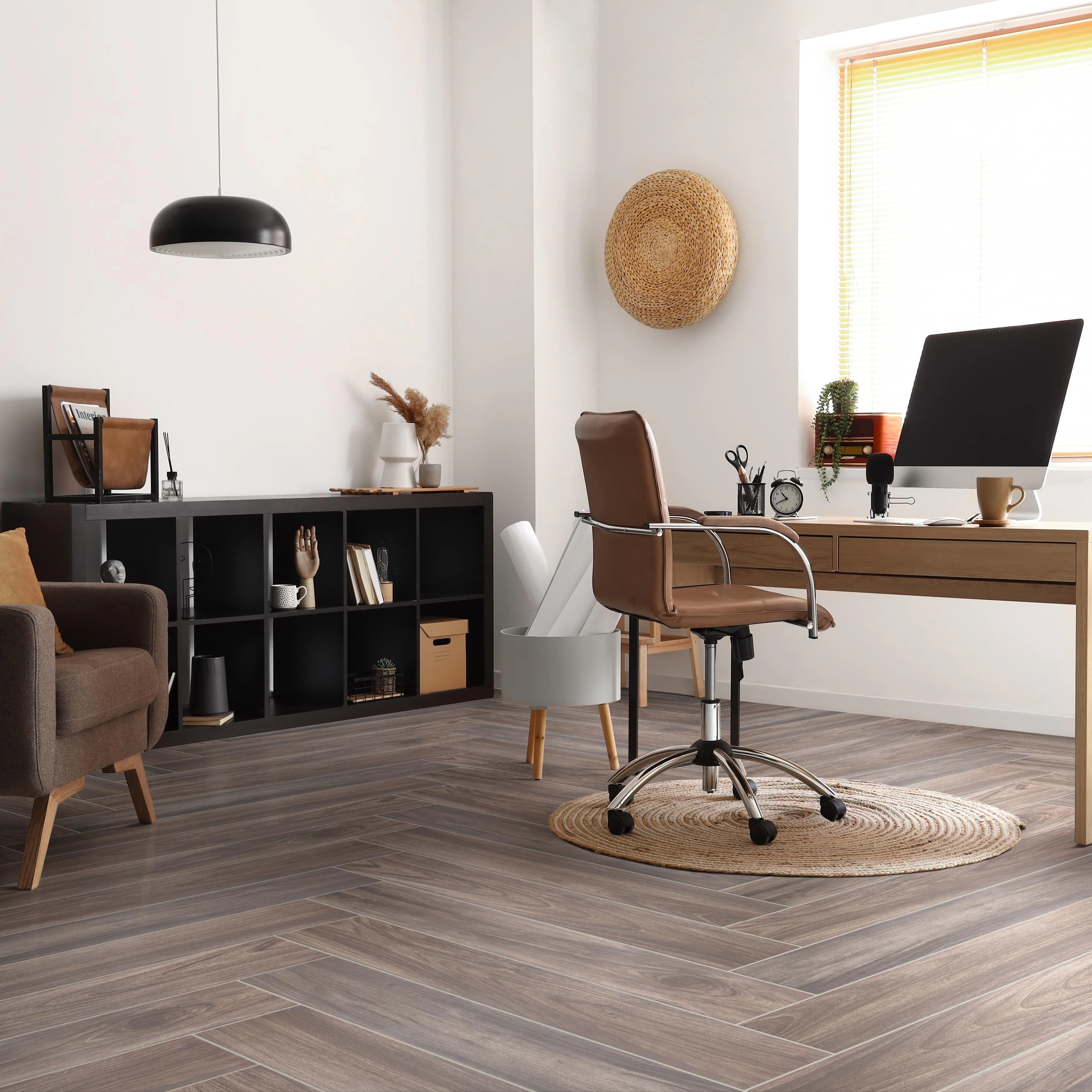 Merola Tile Mt Royale Pecan 6 x 35-1/2 Porcelain Floor and Wall Tile ...