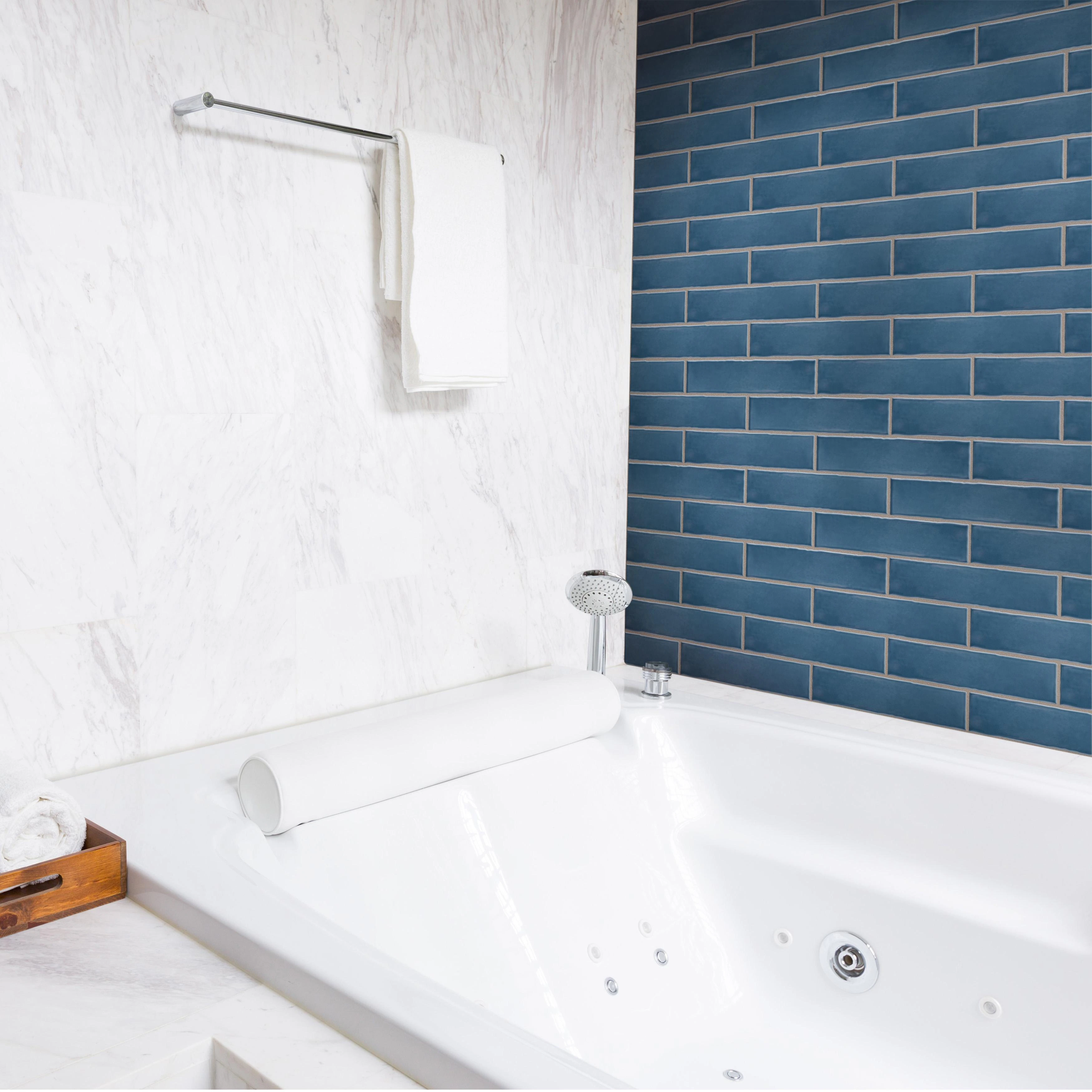 Merola Tile Castillo Denim 3" x 12" Ceramic Wall Tile - Arizona Outlet