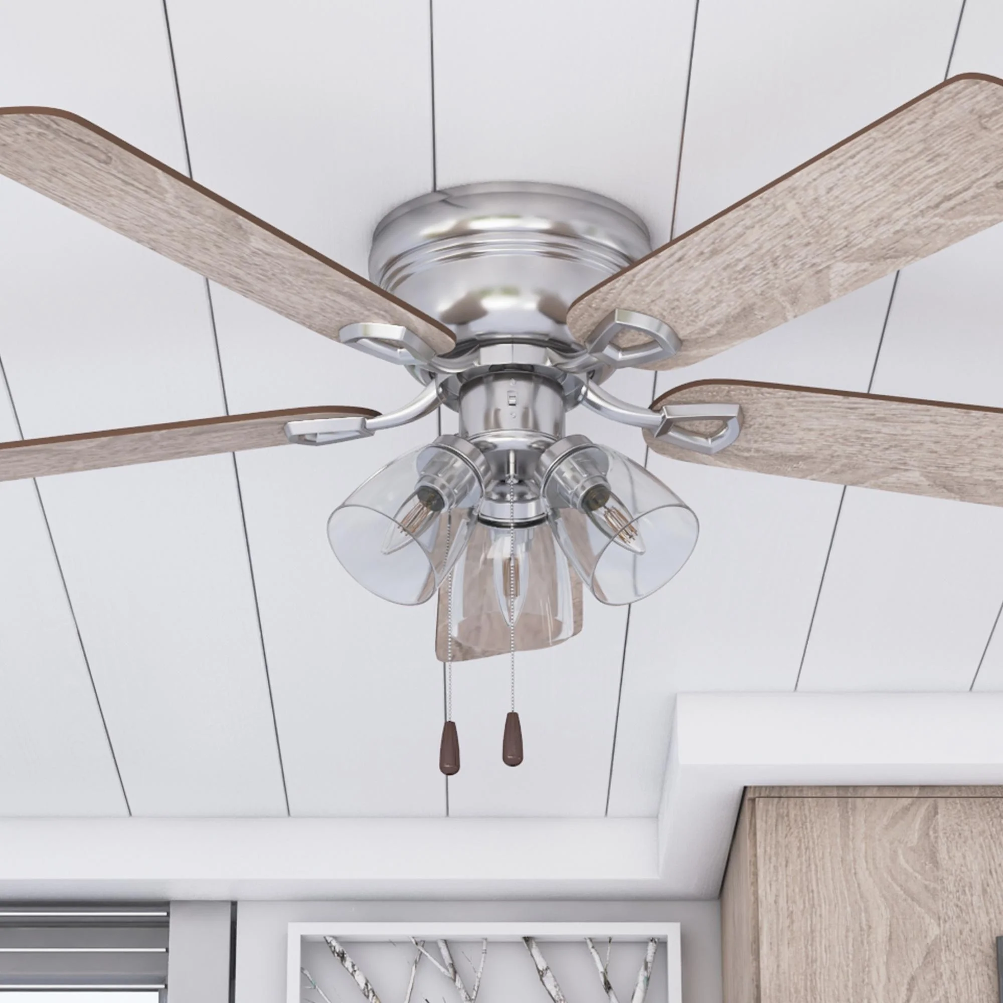 Prominence Home Renton Traditional Farmhouse Indoor Ceiling Fan ...