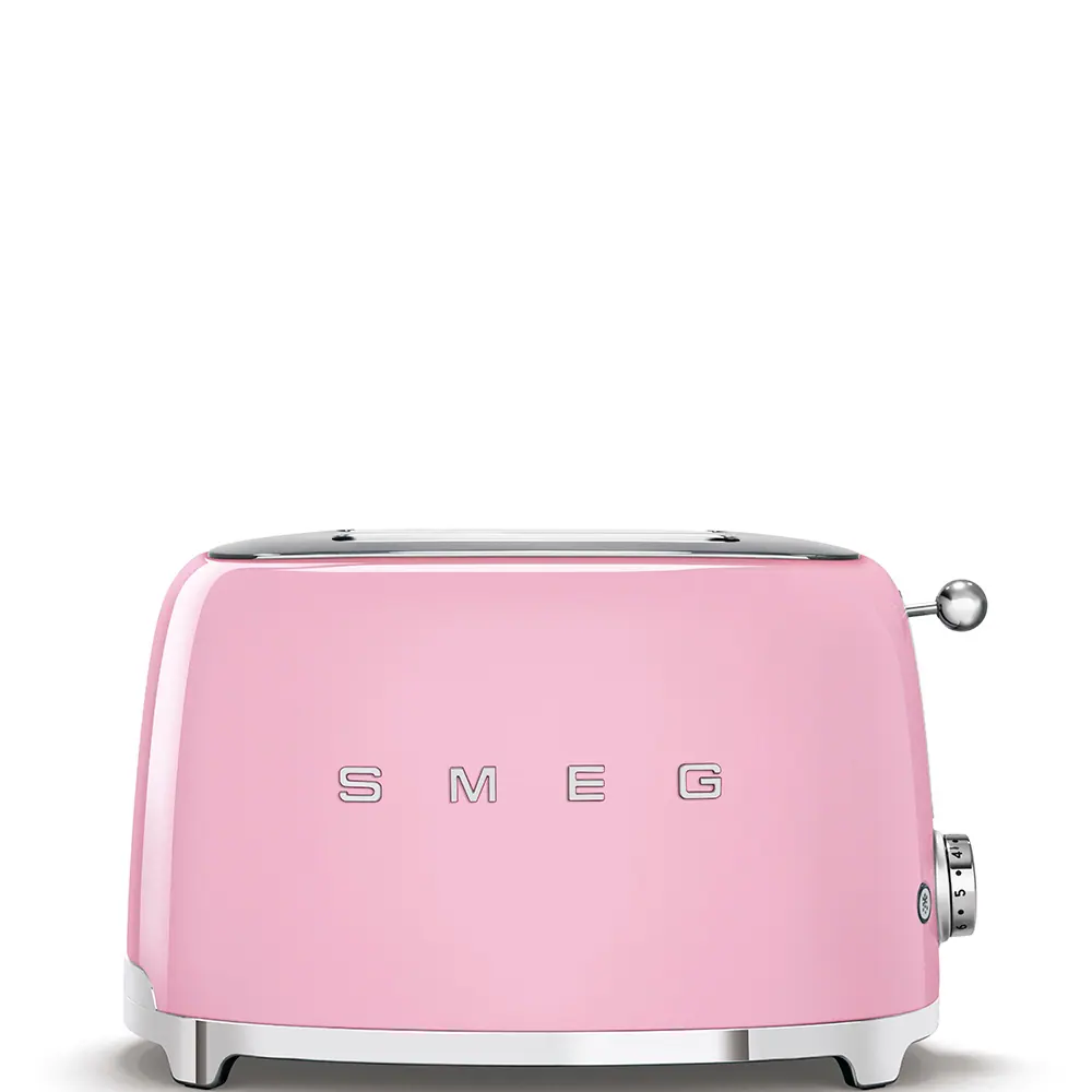 Smeg 50's Retro Style Aesthetic 2 Slice Toaster Pink - Arizona Outlet
