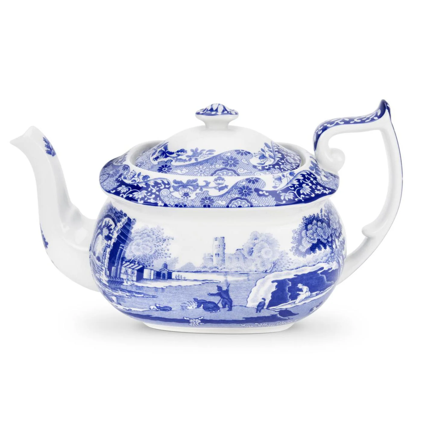 Spode Blue Italian Teapot Blue White - Arizona Outlet