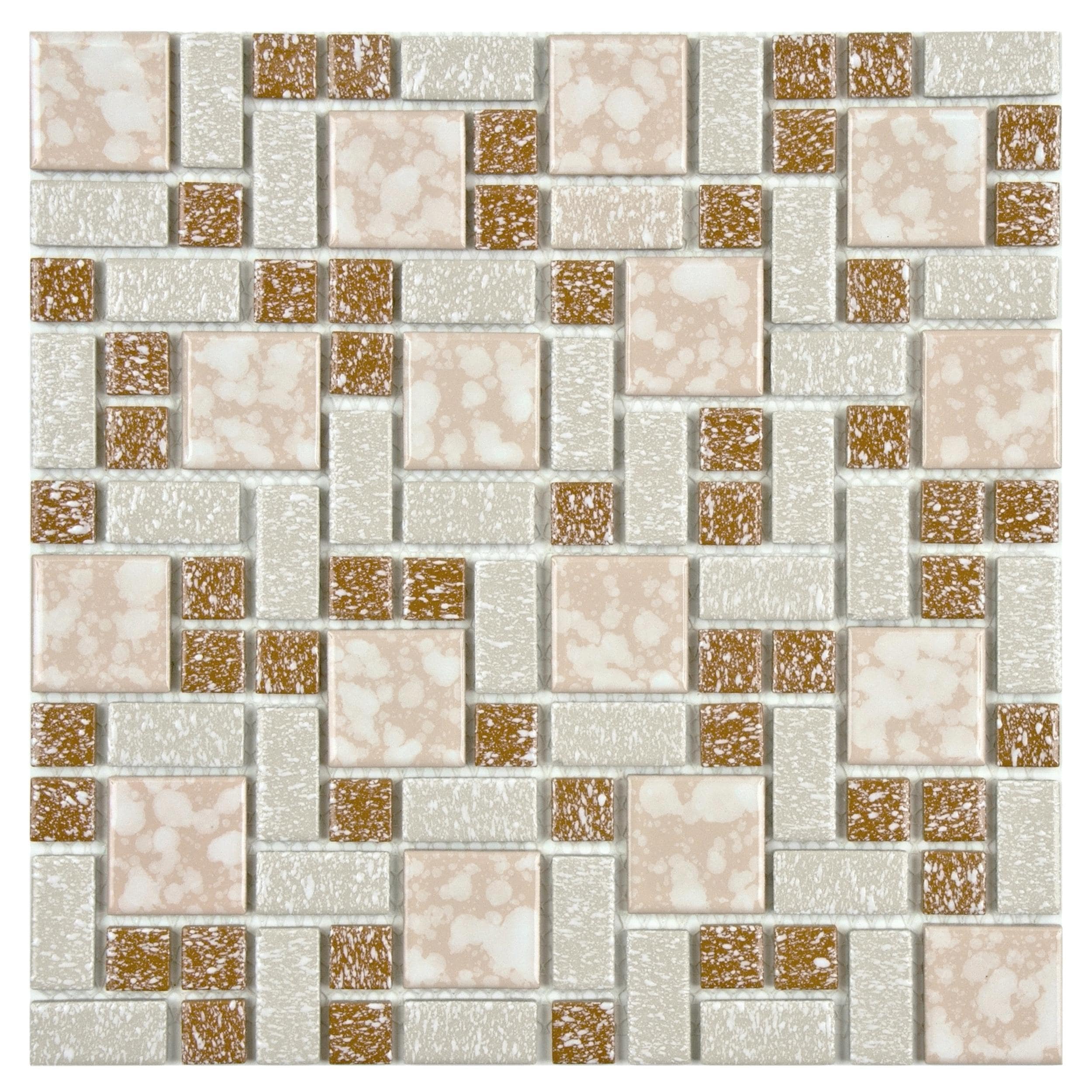 Merola Tile University Beige 11-3/4" x 11-3/4" Porcelain Floor and Wall ...