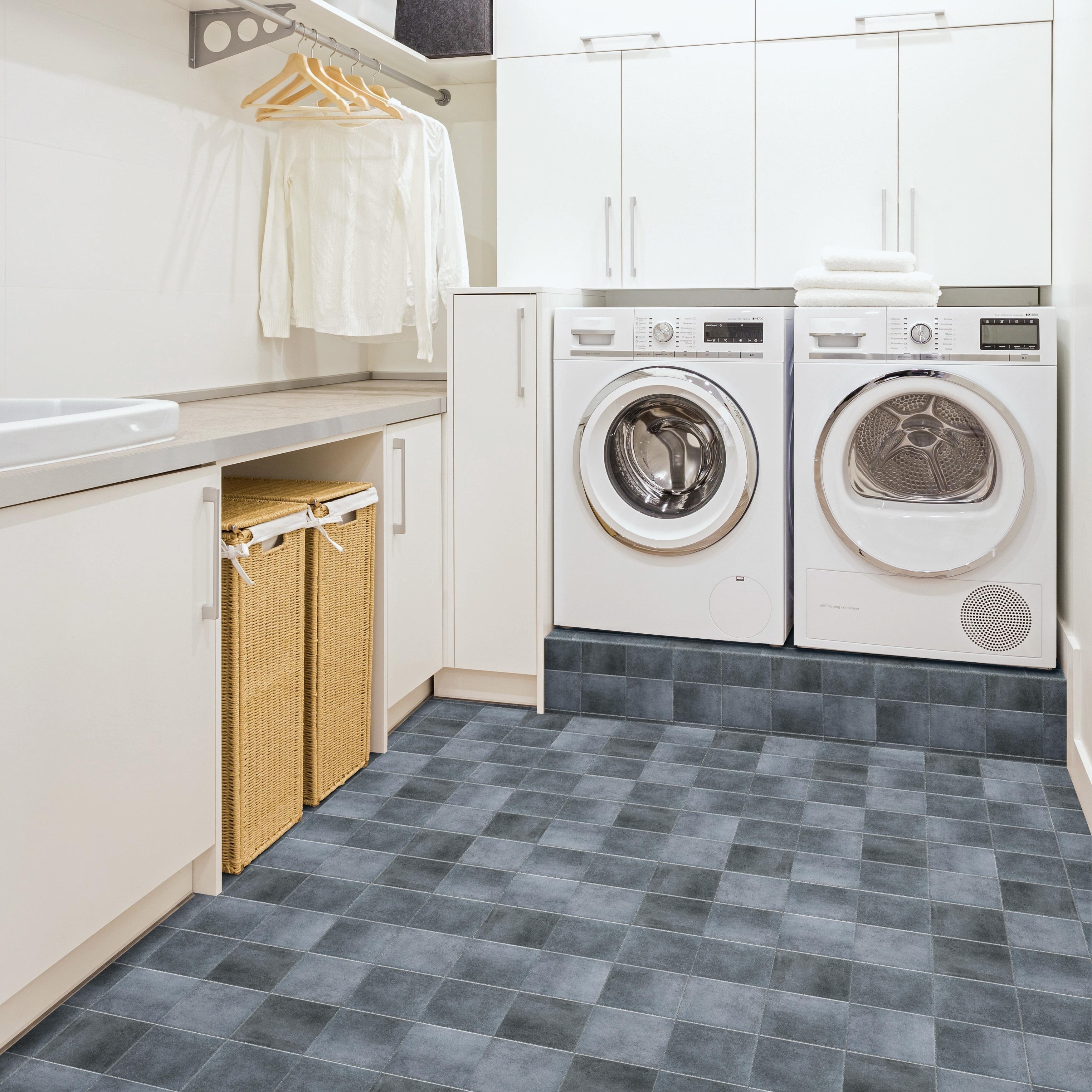 Merola Tile Matter Blue 6" x 6" Porcelain Floor and Wall Tile - Arizona ...