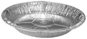9" Extra Deep Pie Pan 1 Count Packs - 500 Per Case.