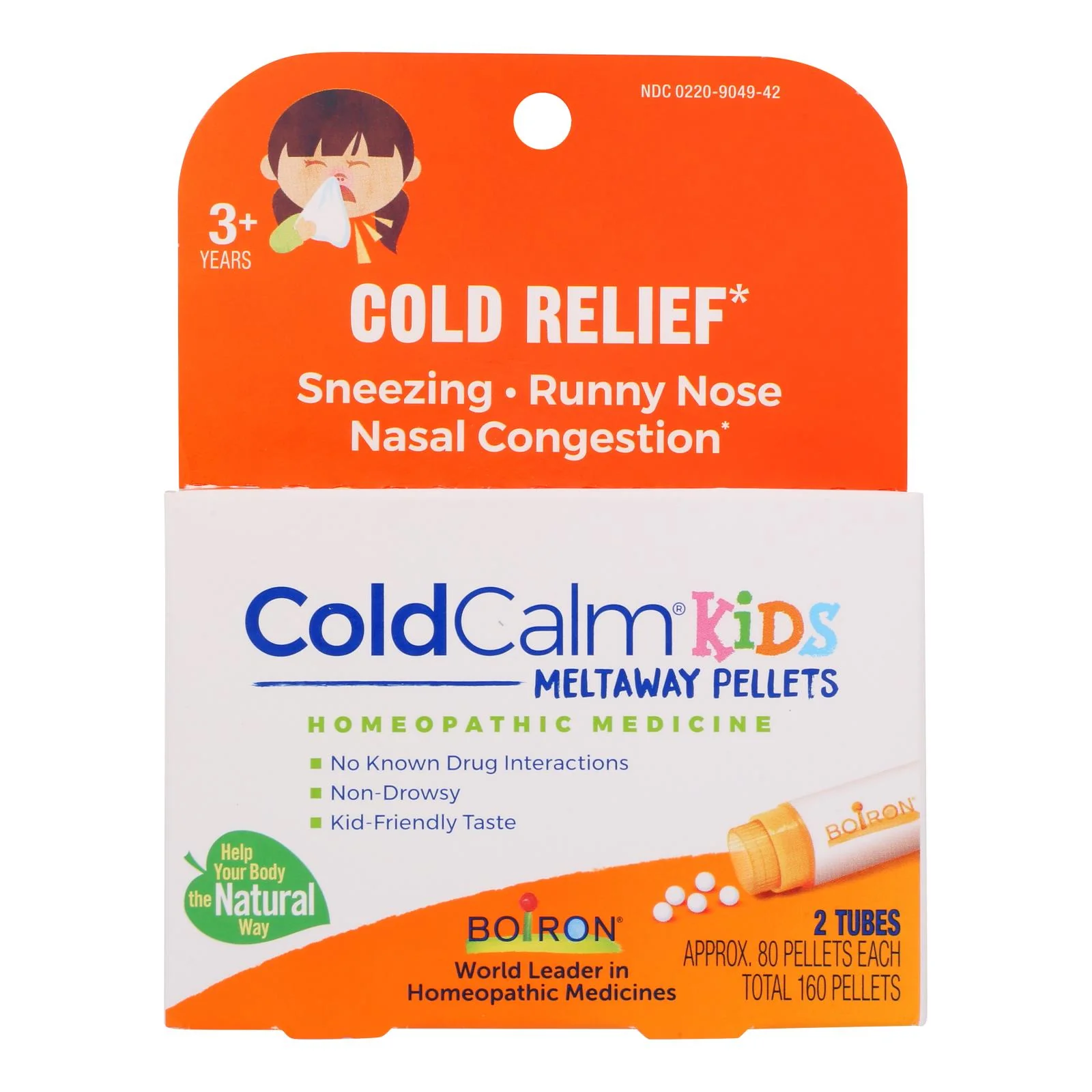 Boiron - Children's Cold Calm Pellets - 2 Doses