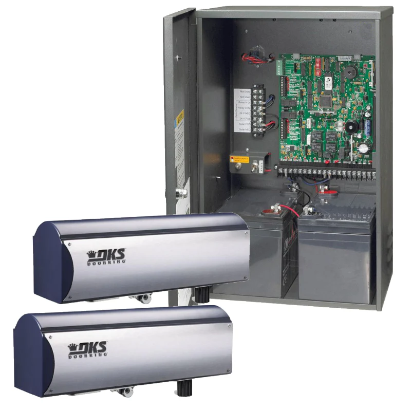 Doorking 6004 Dual Swing Gate Operator Kit (110 Volts)