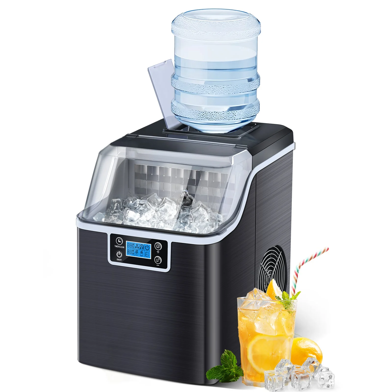 Square Cube Ice Maker Z5820AF-BLACK