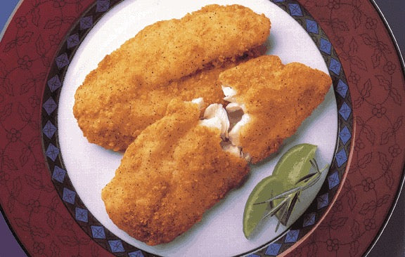 Crunchy Breaded Cod Tails 5 Pound Each - 2 Per Case.