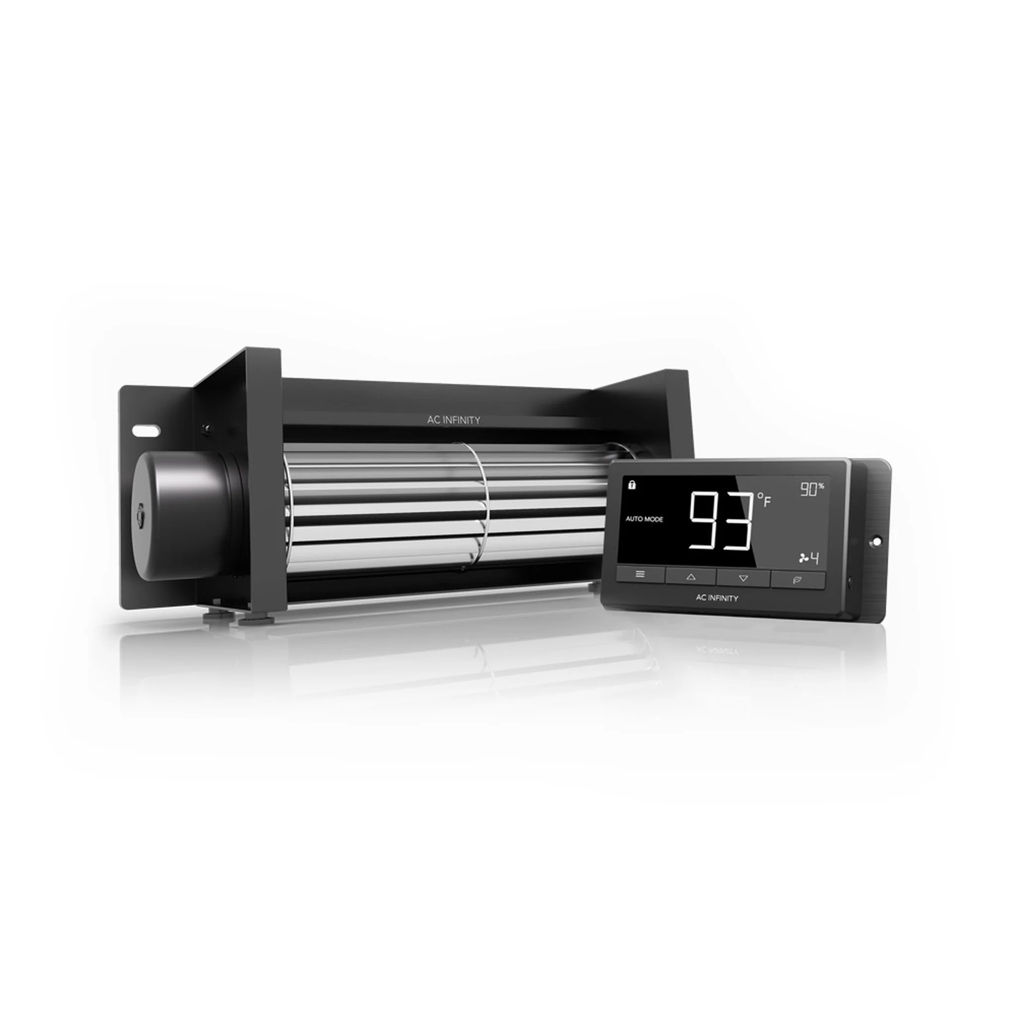 AC Infinity - Airblaze T10, Fireplace Blower Fan 10" with Temperature ...