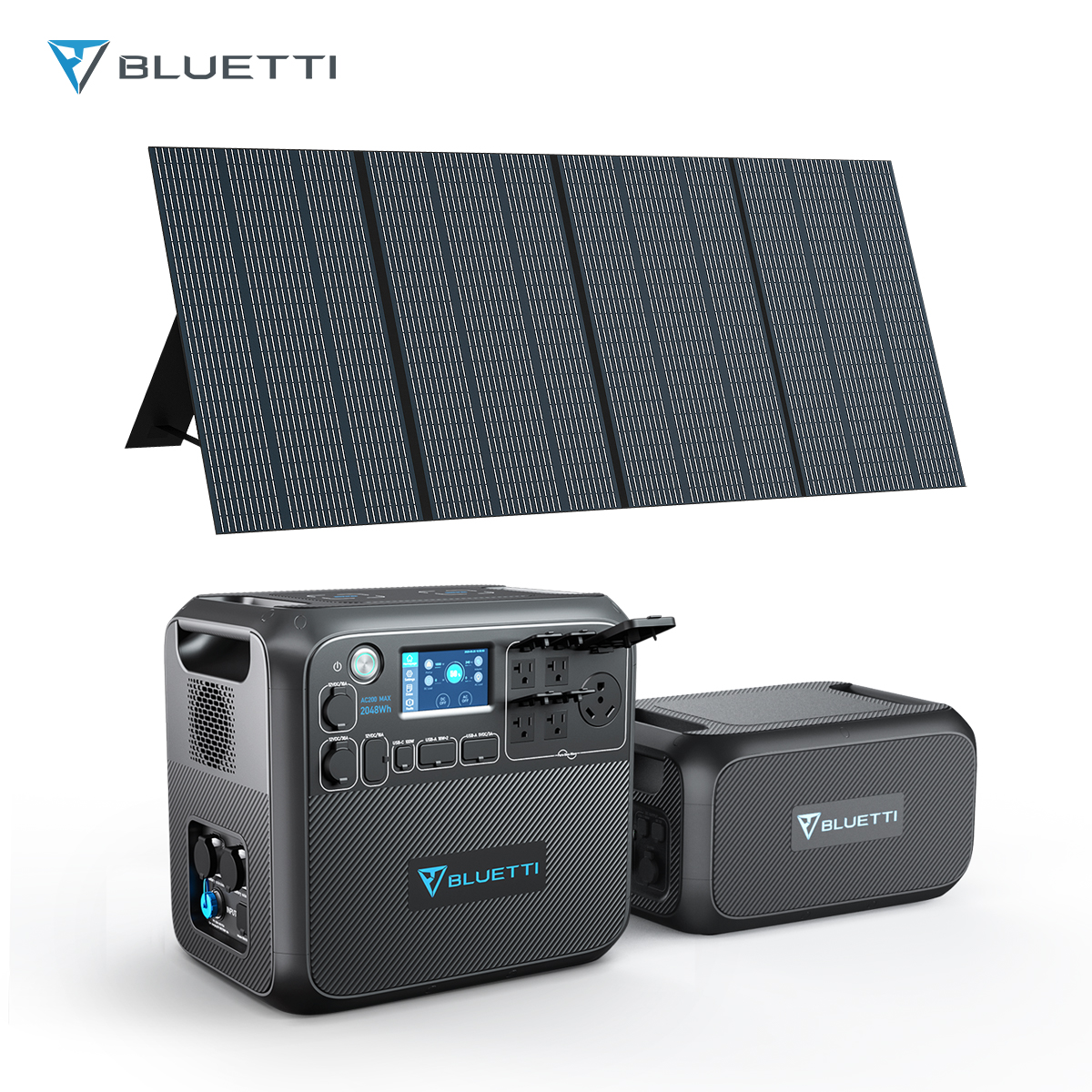 Bluetti Portable Power Station AC200MAX and B230 External Battery ...
