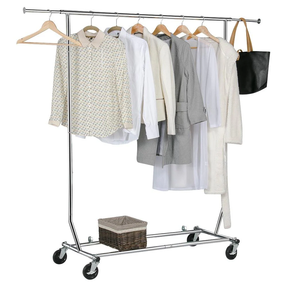 Yaheetech Clothing Garment Rack Commercial Premium Stainless Steel ...