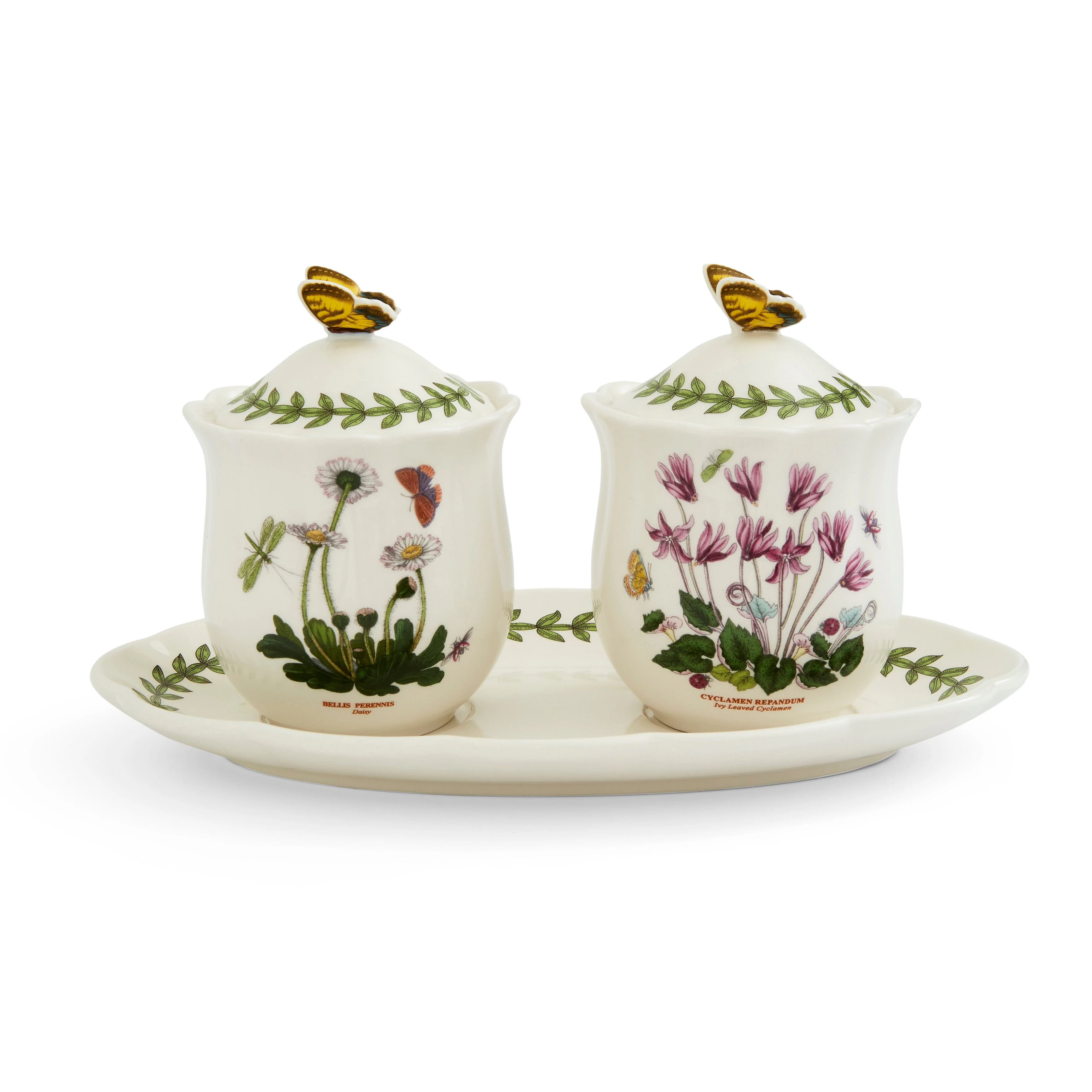 Portmeirion Botanic Garden Bouquet 3 Piece Jam Jar Set - Arizona Outlet