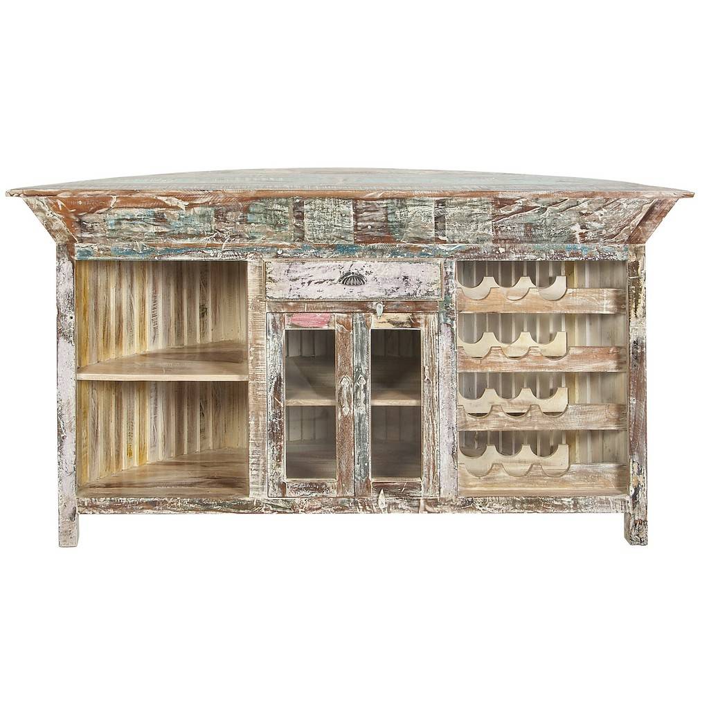 Juniper + Ivory 42 In. x 76 In. Rustic Bar Brown Mango Wood - Juniper ...