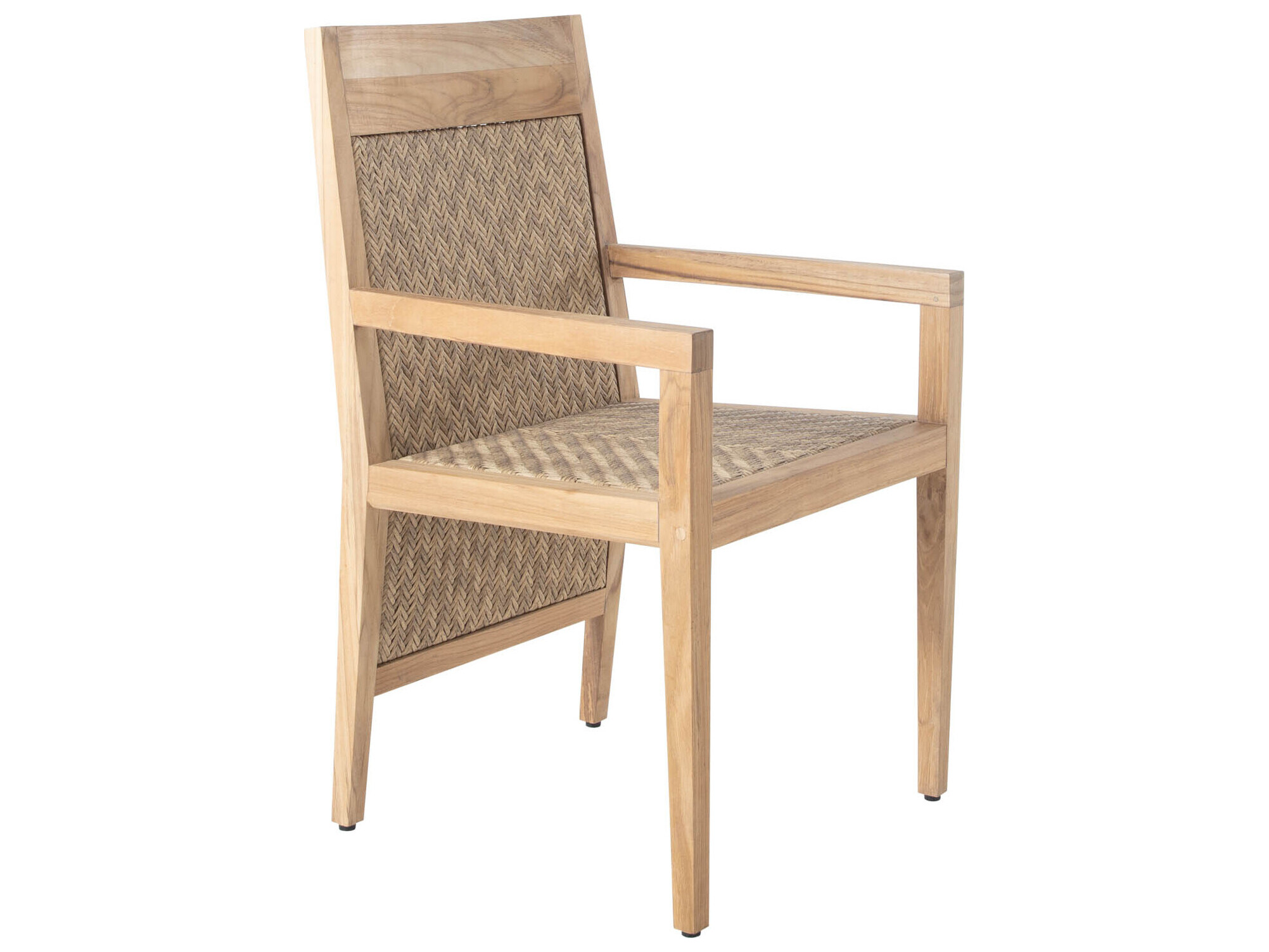 Savannah Aluminum Quick Ship N-dura Resin Wicker Oak/Raffia Extended ...