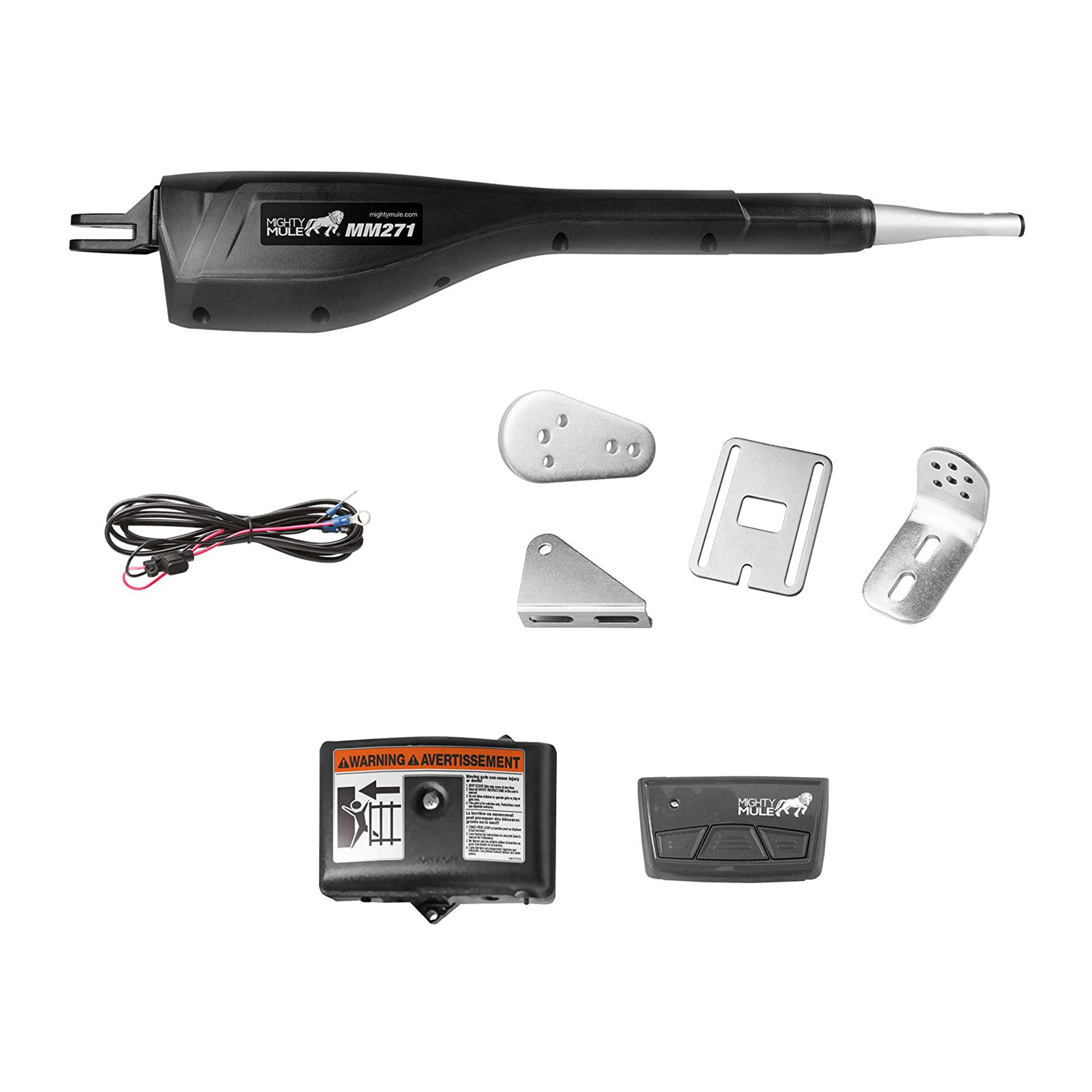 Mighty Mule MM271 Single Swing Automatic Gate Opener DIY Kit, Single ...