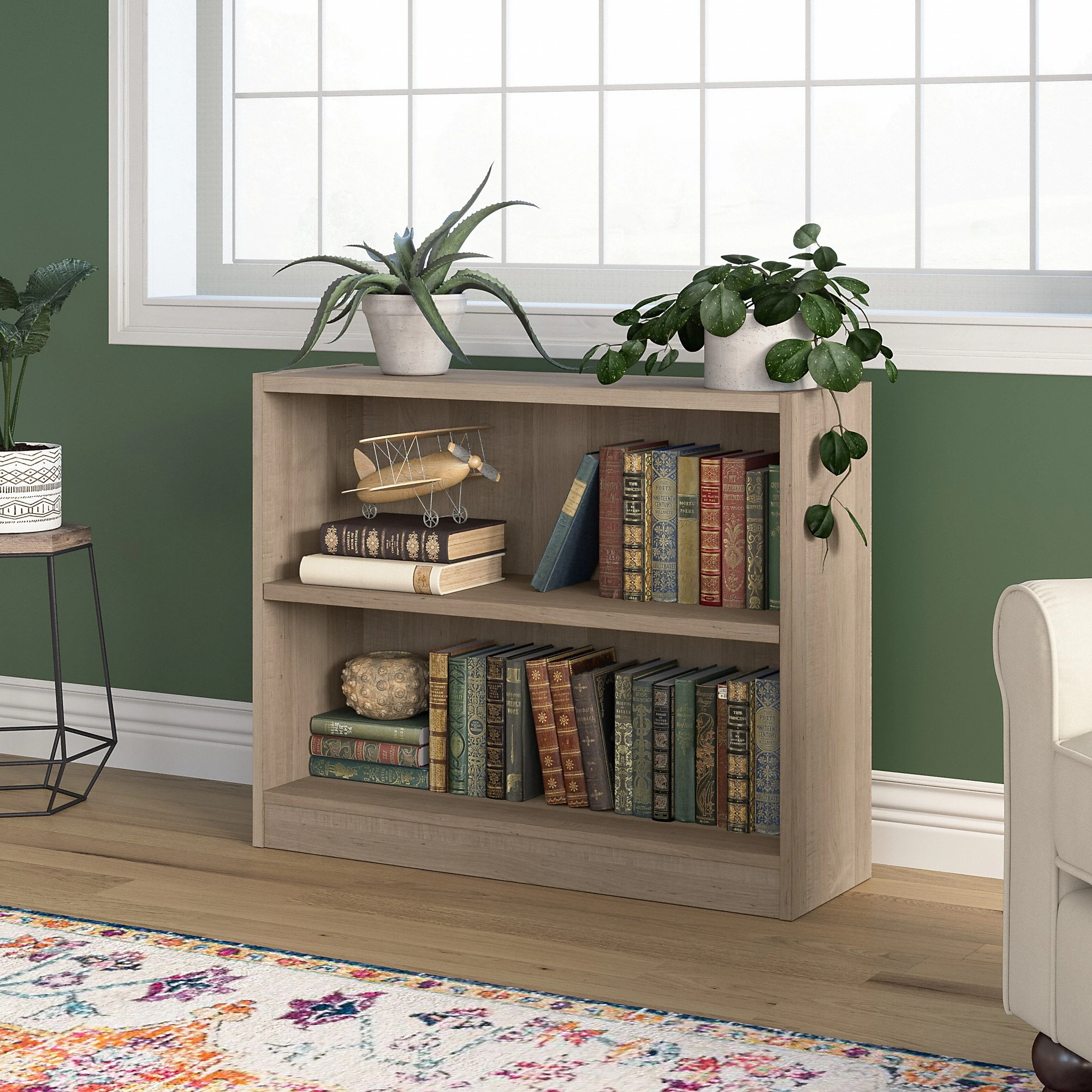 Universal Small 2 Shelf Bookcase by Bush Furniture - Arizona Outlet