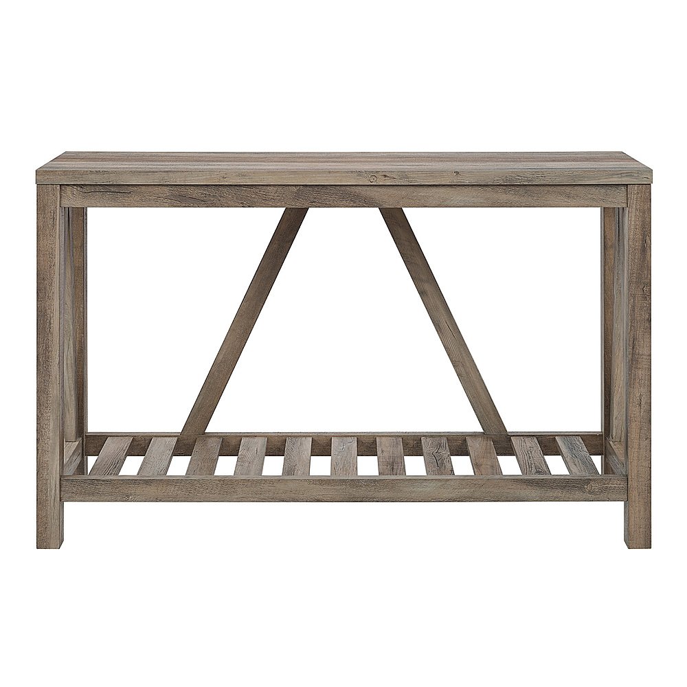 Walker Edison - Modern Farmhouse Entryway Table - Gray Wash - Arizona ...