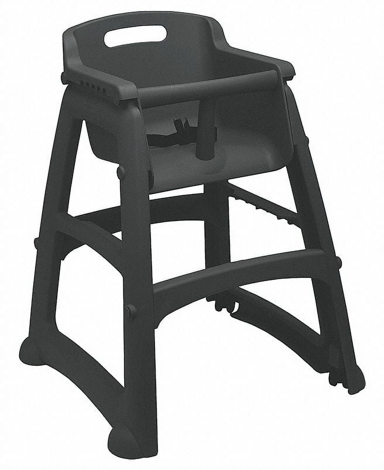 Rubbermaid FG780608BLA Sturdy Chair Youth Seat without Wheels - Arizona ...
