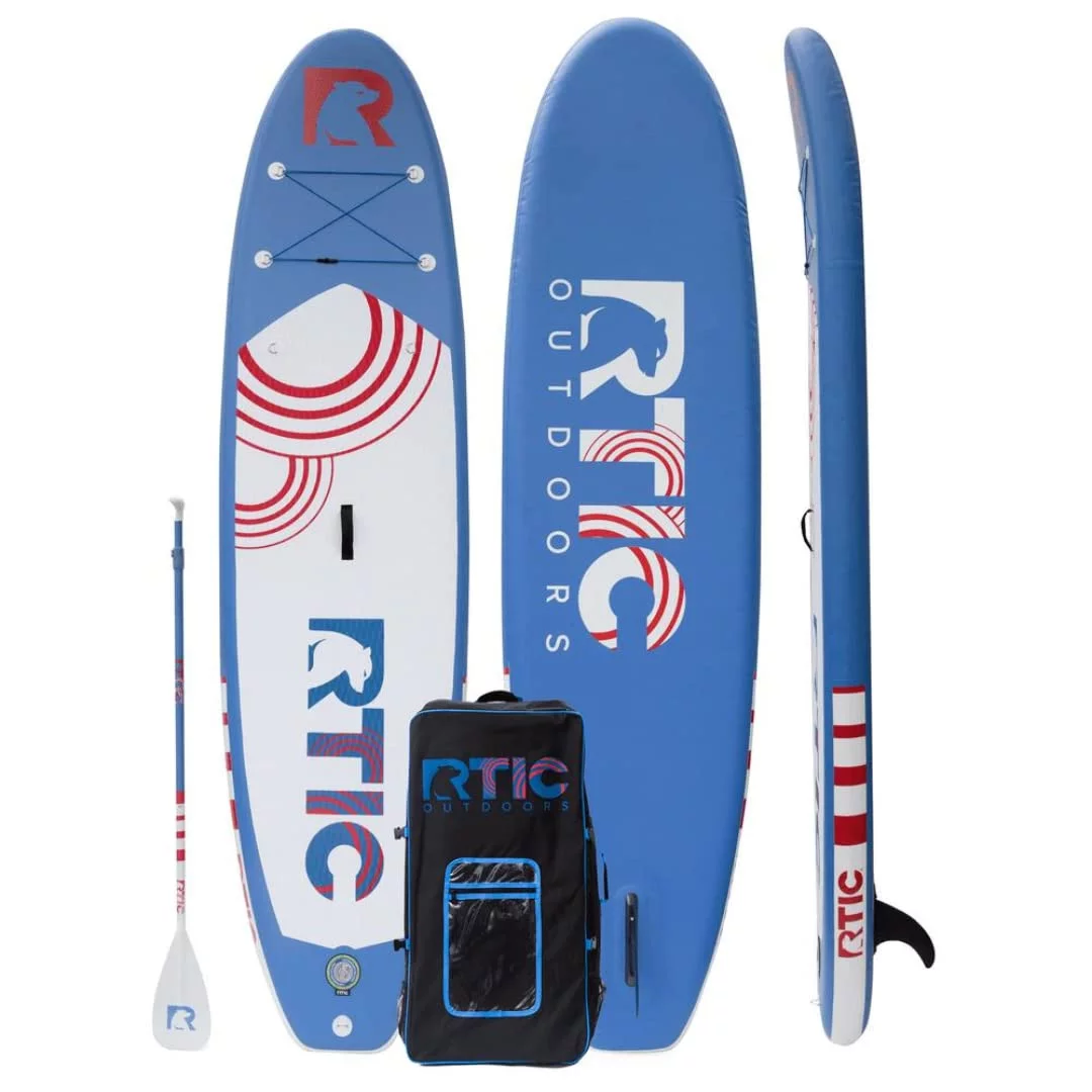 RTIC Inflatable Paddle Board, Tree Frog, 11' Stand Up Paddle Board with ...