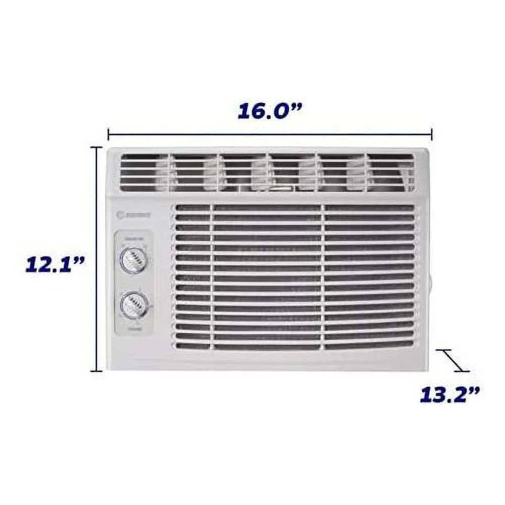 BTU Window Air Conditioner 2 Way Cooling & Fan Speeds, 2-Air Deflection ...