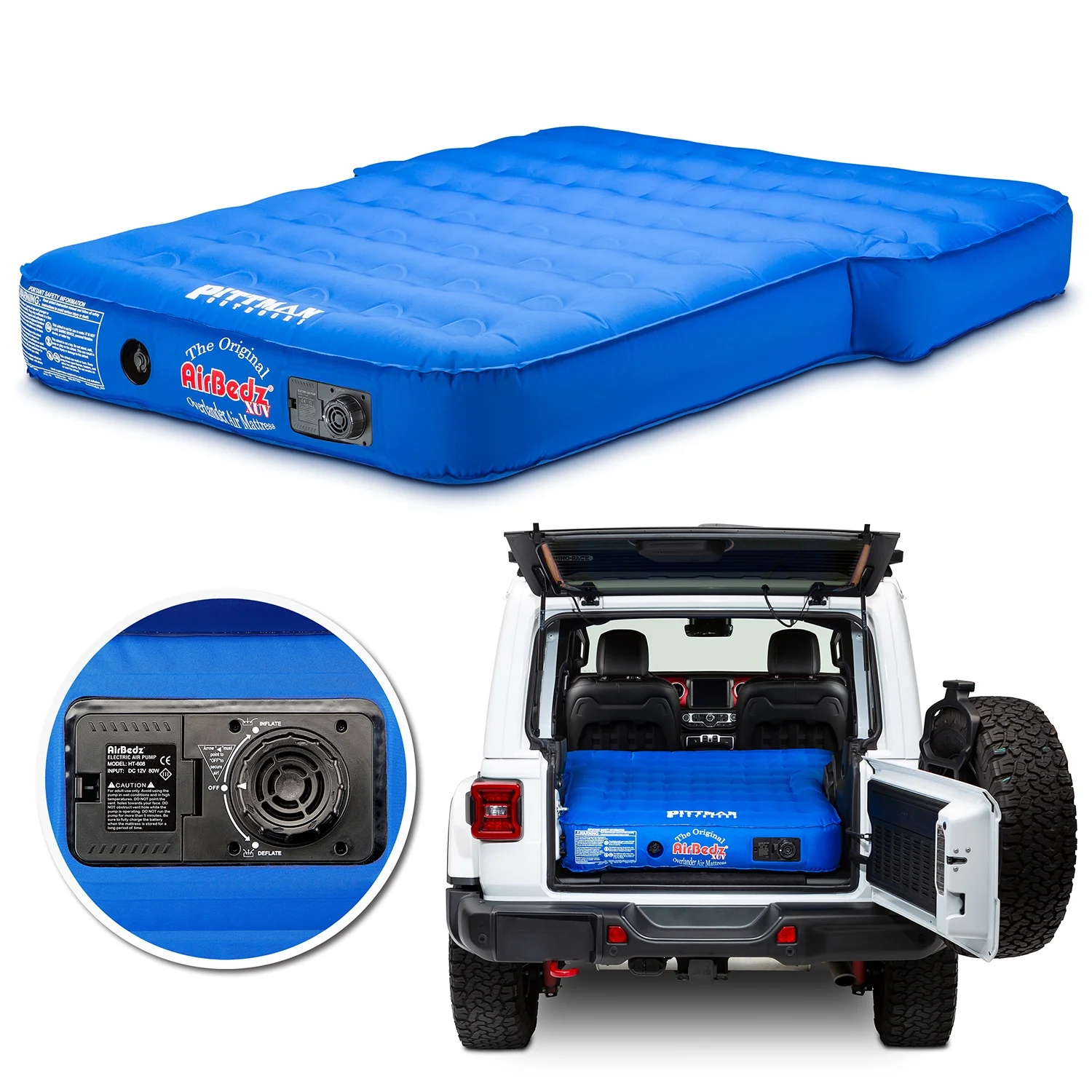 AirBedz PPI-BLU XUV by Pittman Outdoors Air Bed Mattress for Jeep, SUV ...