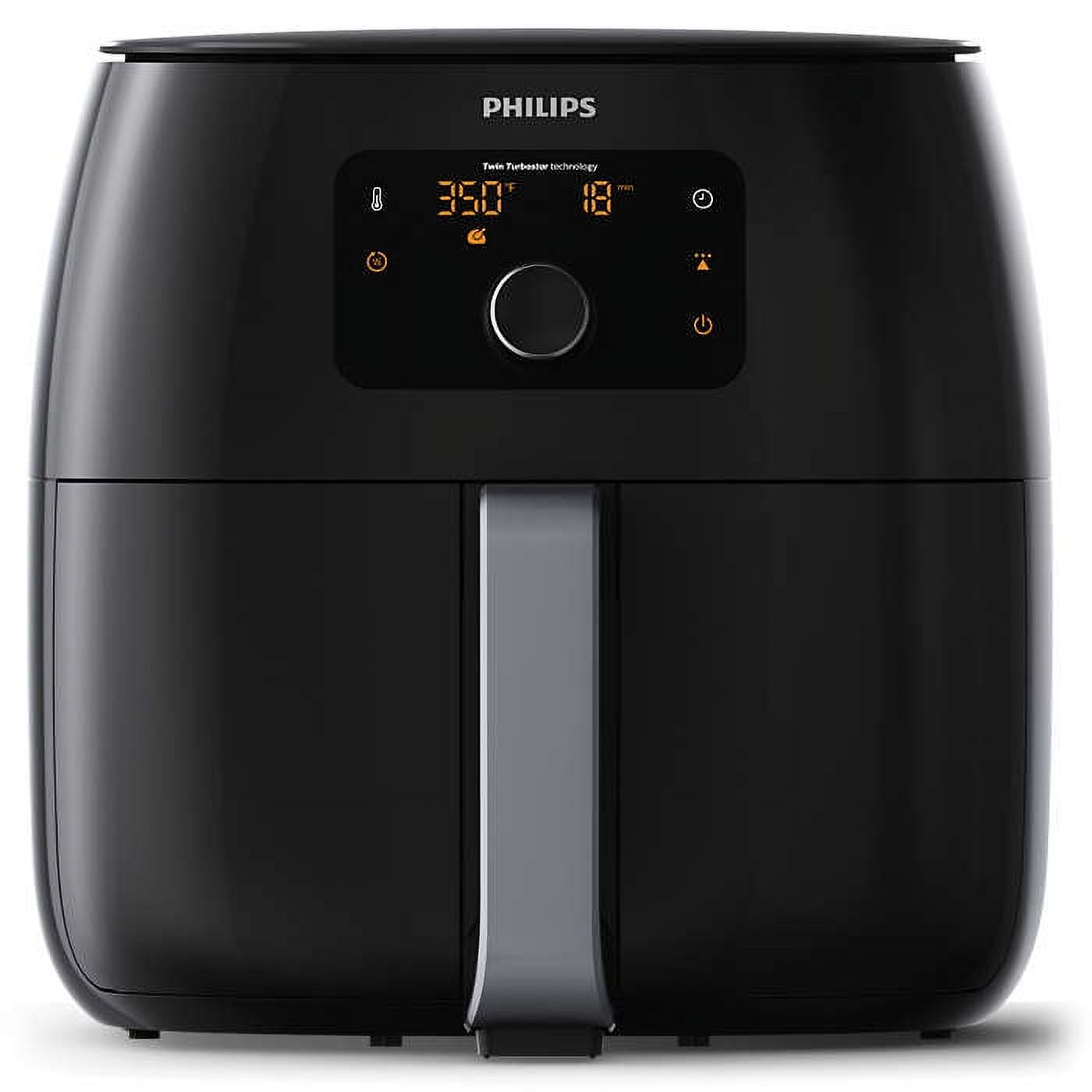 New Philips Avance XXL Digital Twin TurboStar Airfryer Black/Silver ...