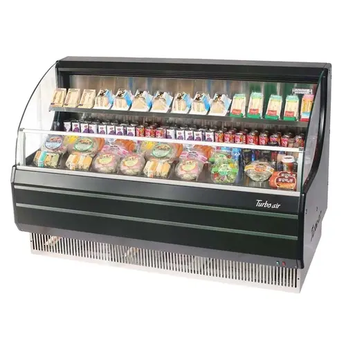 14.7cf Low Profile Merchandiser Cooler Horizontal Black - Arizona Outlet