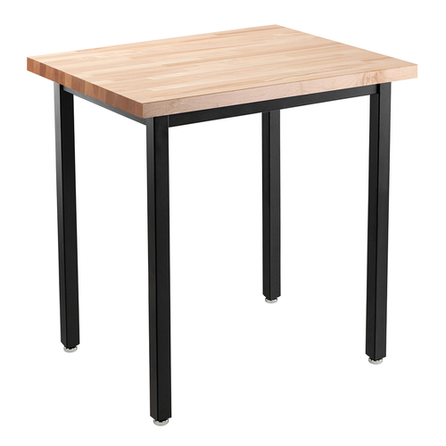 Square Butcher Block Top Utility Tables - Arizona Outlet
