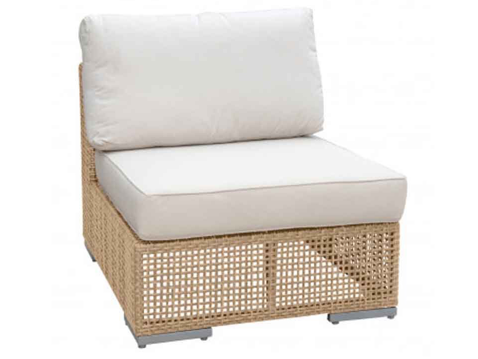 Outdoor Austin Aluminum Wicker Honey Modular Lounge Chair - Overstock ...