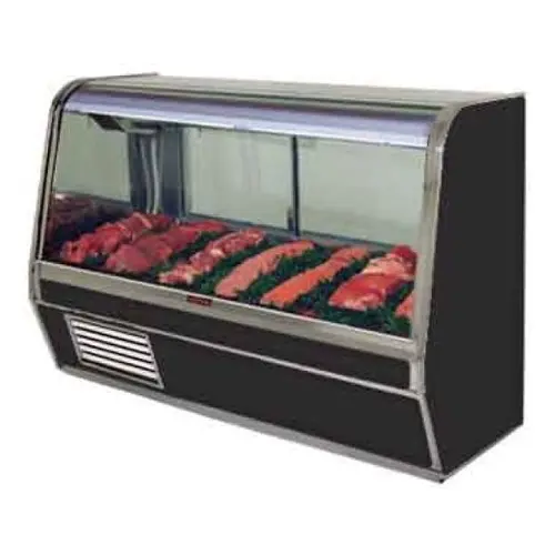 74" Curved Glass Refrigerated Red Meat Display Case Black - Costco Arizona