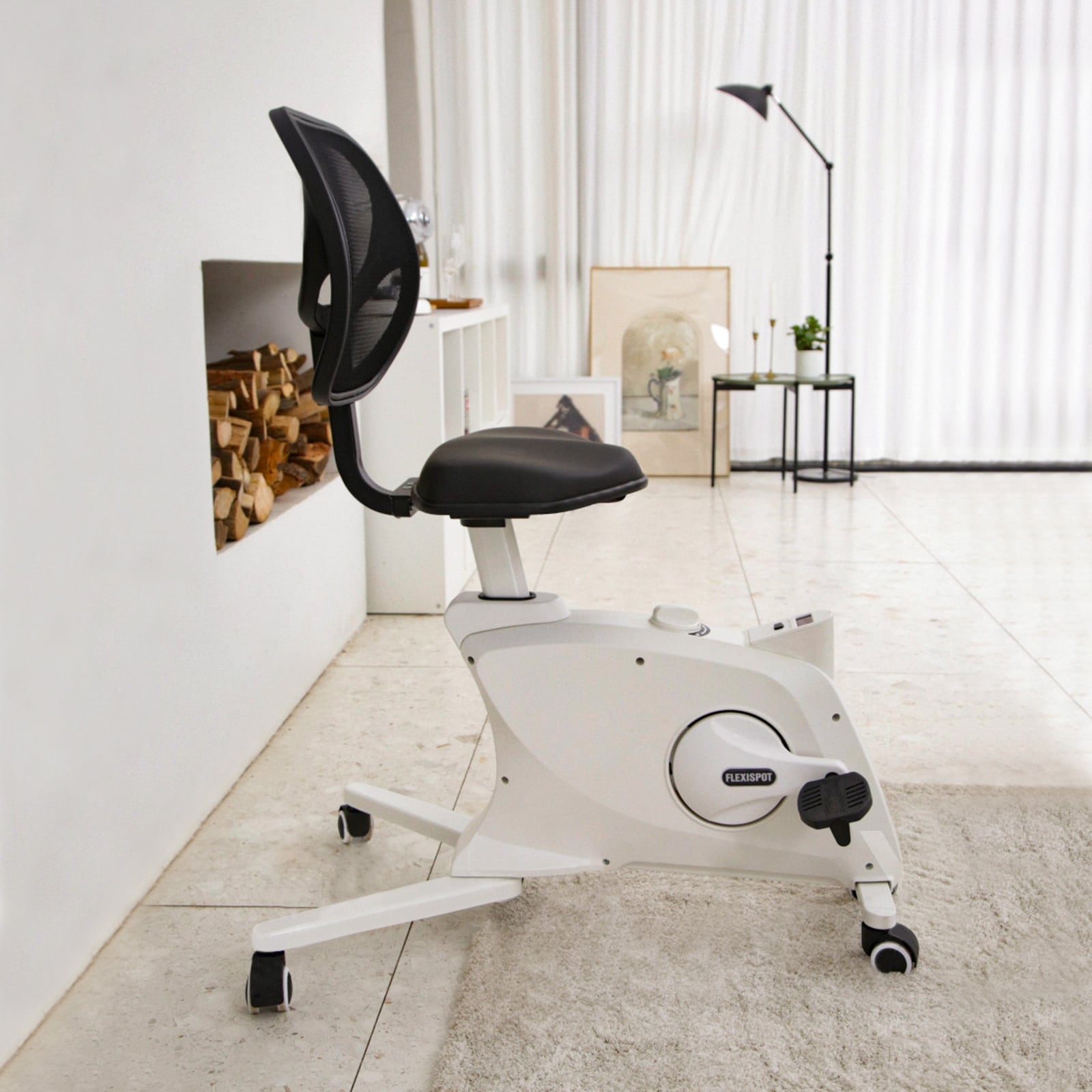 FLEXISPOT Adjustable Exercise Chair Home Office Chair Cycle Exercise ...