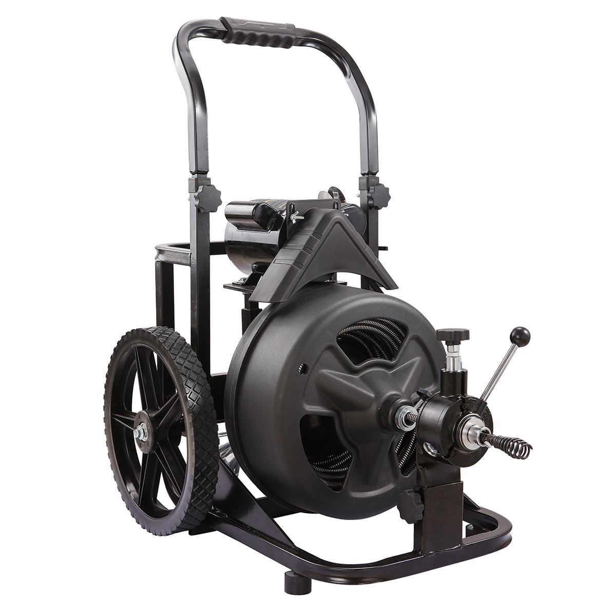 XtremepowerUS 45078 45078 Drain Snake Commercial w/Attachments 100 ...