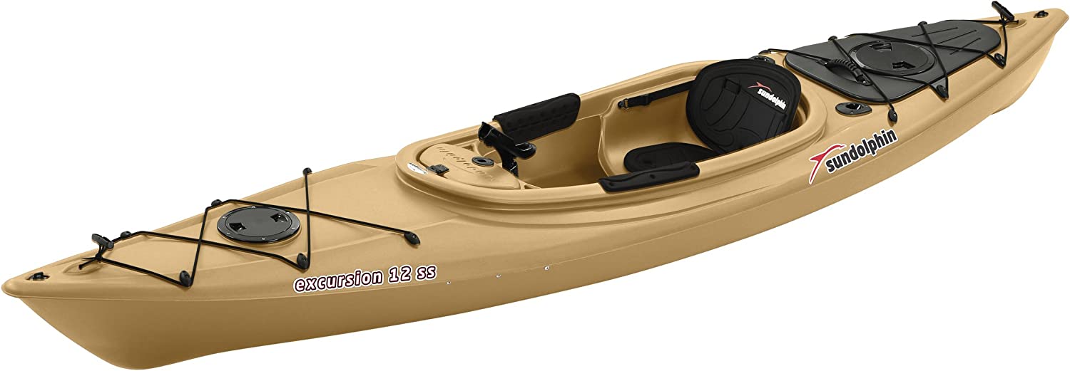 Sun Dolphin Excursion 12Foot Sitin Fishing Kayak - Arizona Outlet