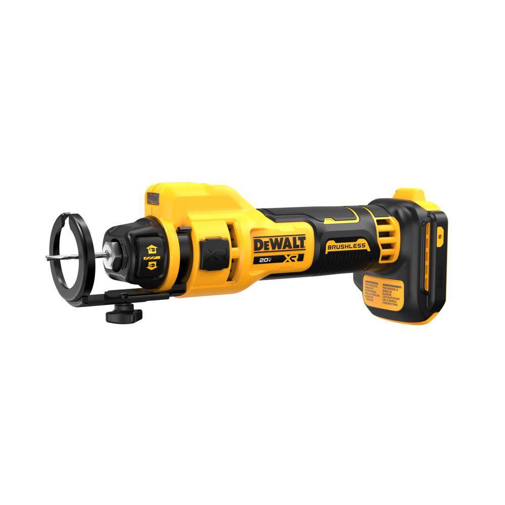 DEWALT DCE555B XR 20V Lithium-Ion Cordless Rotary Drywall Cut-Out Tool ...