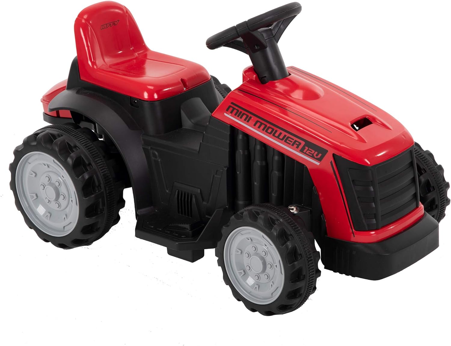 Kids Electric 12V Ride On Mini Mower Bubble Tractor, Red - Arizona Outlet