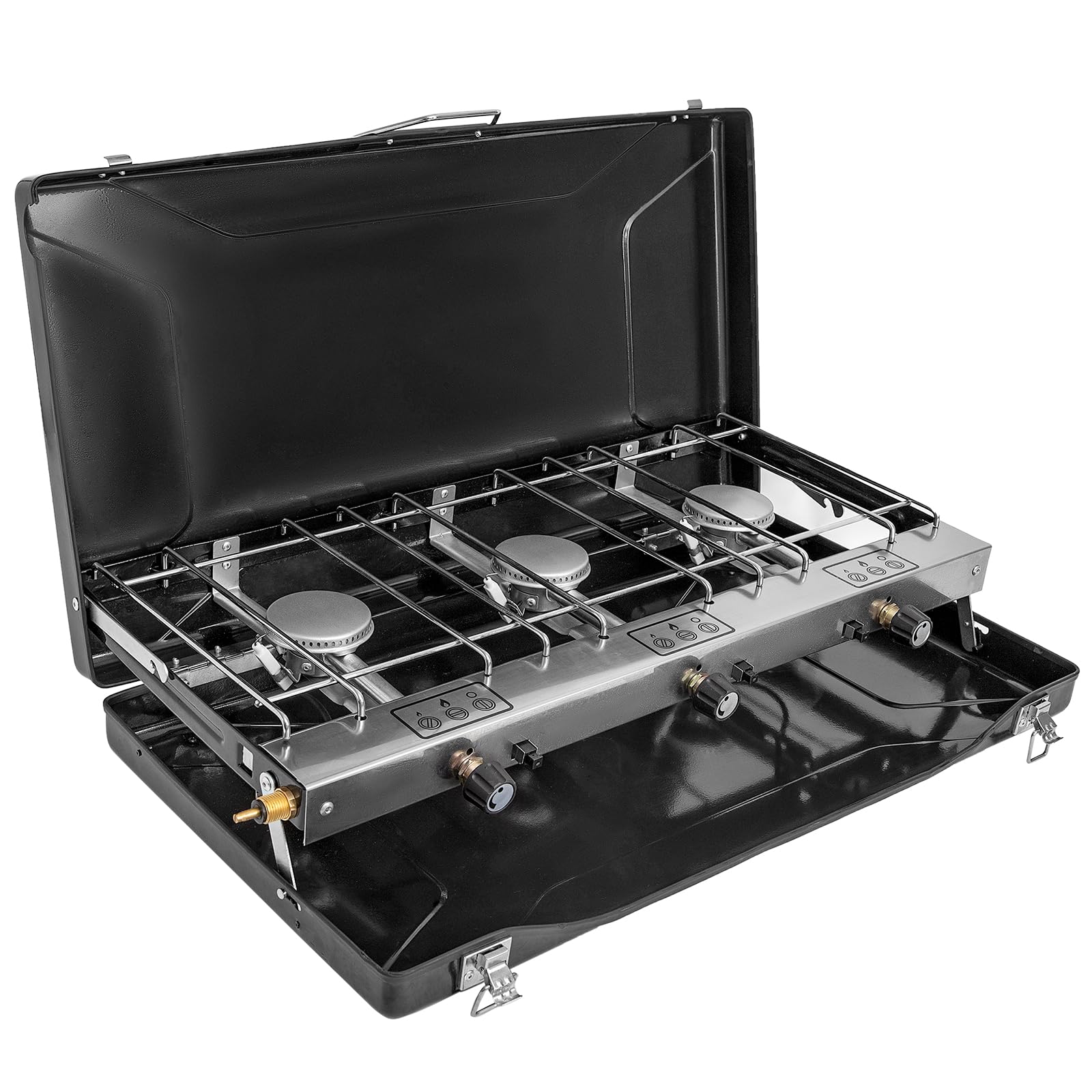 FINEFLAME Portable Gas Stove 3-Burner Propane Camping Stove - Arizona ...