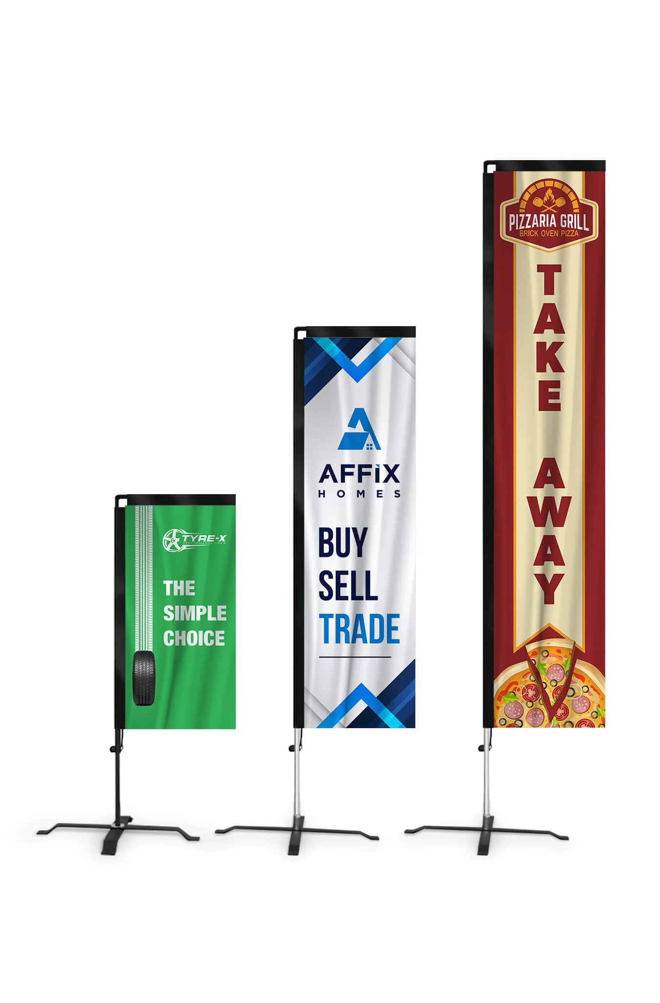 Custom Rectangle Flag Banner - Costco Arizona