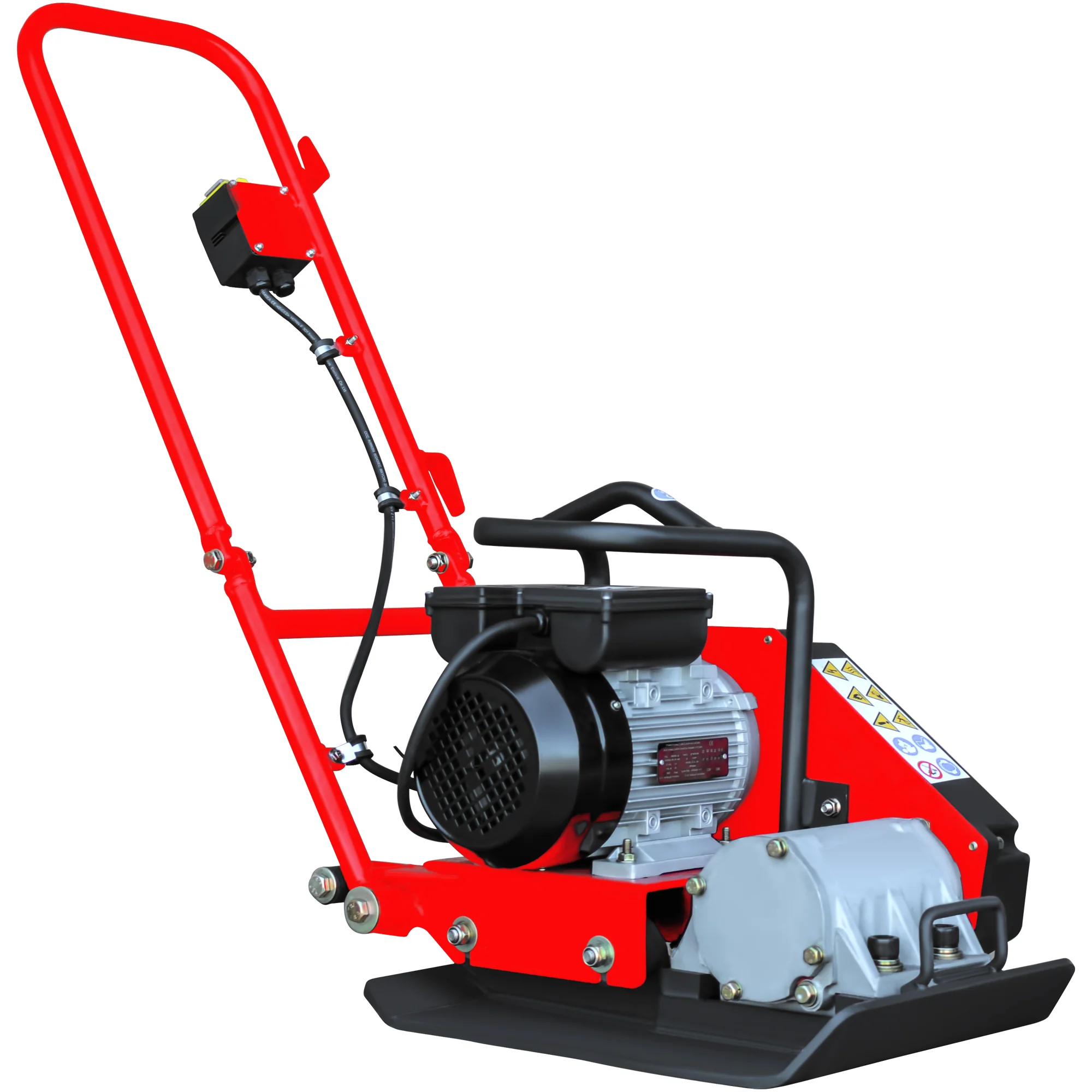 2 HP Electric Vibratory Plate Compactor Tamper for Gravel Soil ...