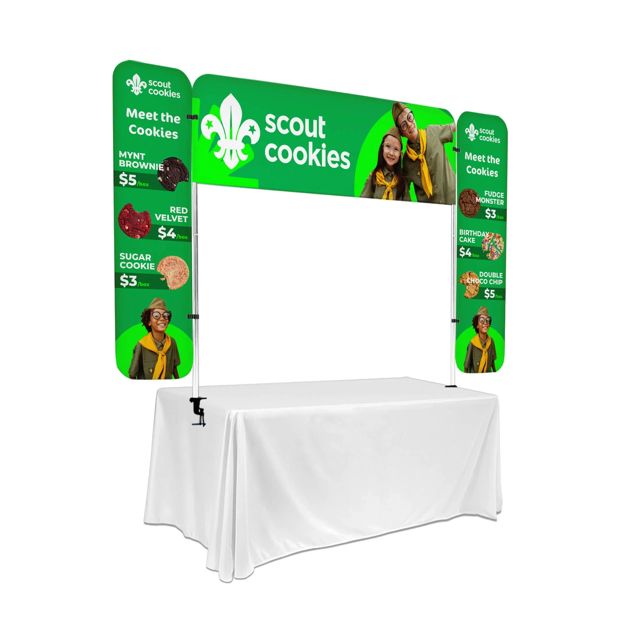 Custom Table Top Banner Display - Arizona Outlet