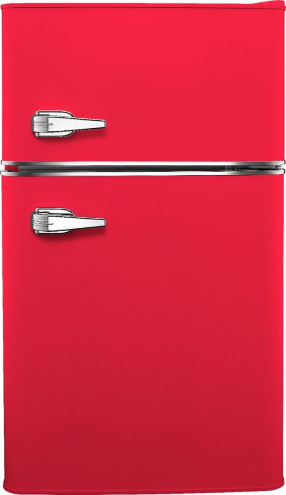 Insignia™ - Retro 3.1 cu. ft. Mini Fridge with Top Freezer and ENERGY ...